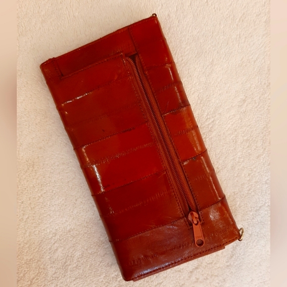 Lee Sands | Bags | Lee Sands Eel Wallet | Poshmark